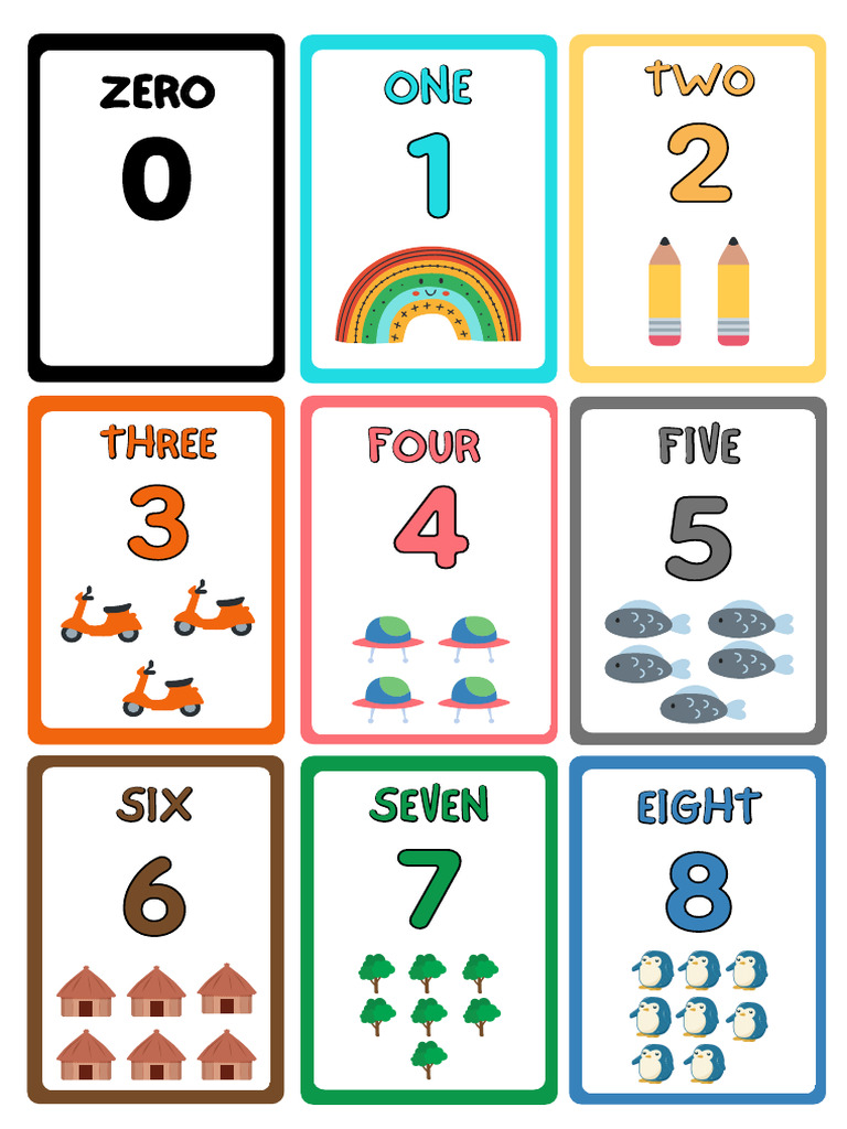 Number and Animal Repetitions List | PDF