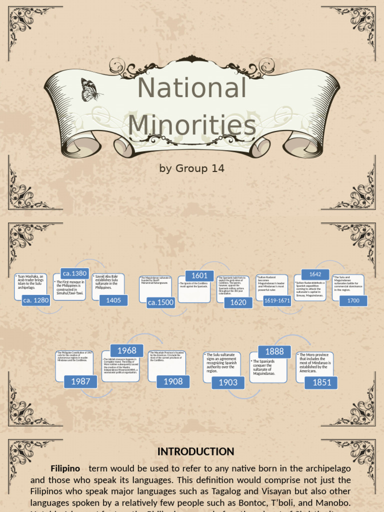 History of National Minorities in the Philippines | PDF | Mindanao ...