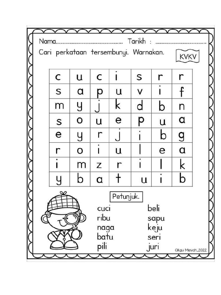 Latihan Cari Kata | PDF