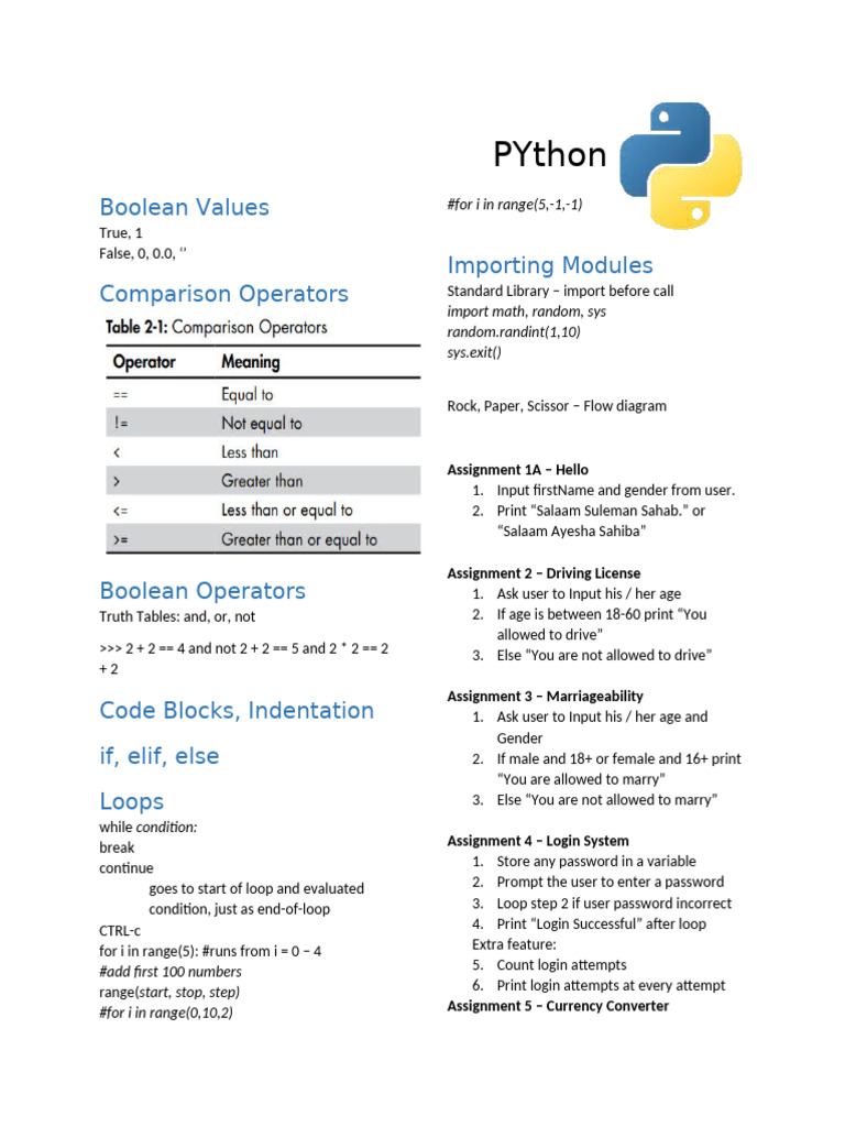 Lecture 22, 23 - Conditions, Loops-1 | PDF | Control Flow | Boolean Data Type