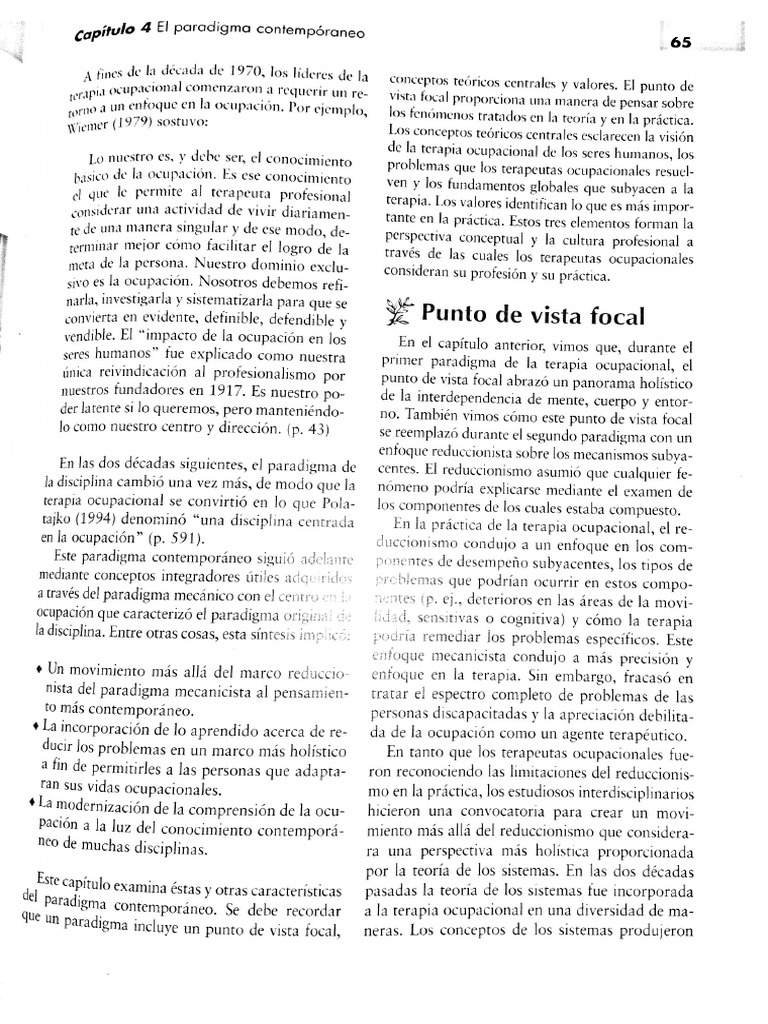 Cap4 Kielhofner | PDF