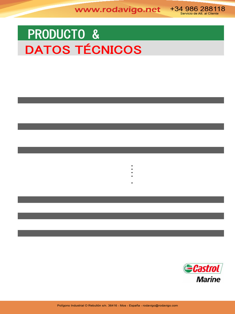 Lubricante MHP Castrol | PDF | Lubricante