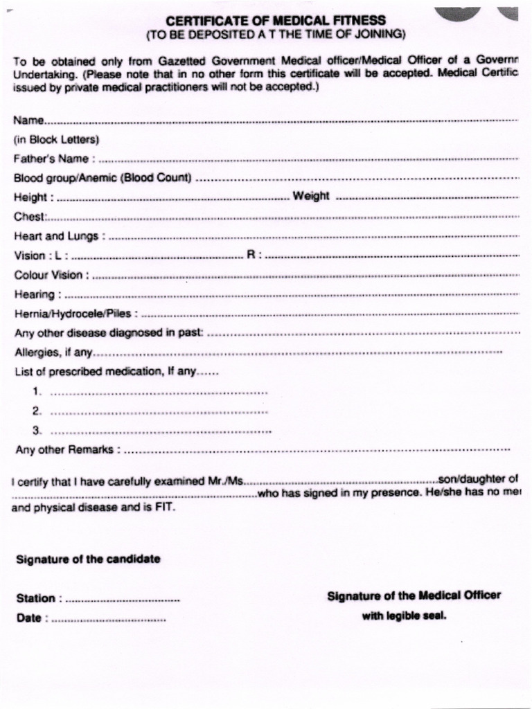 Medical Format | PDF