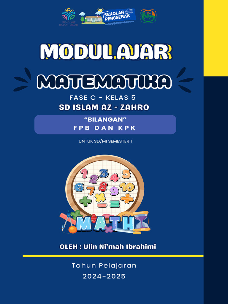 Salinan dari MODUL MAT BAB 2 KELAS 5 | PDF