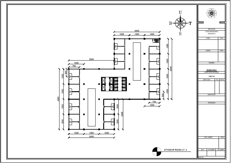 Rencana Lift dan Tangga Darurat | PDF
