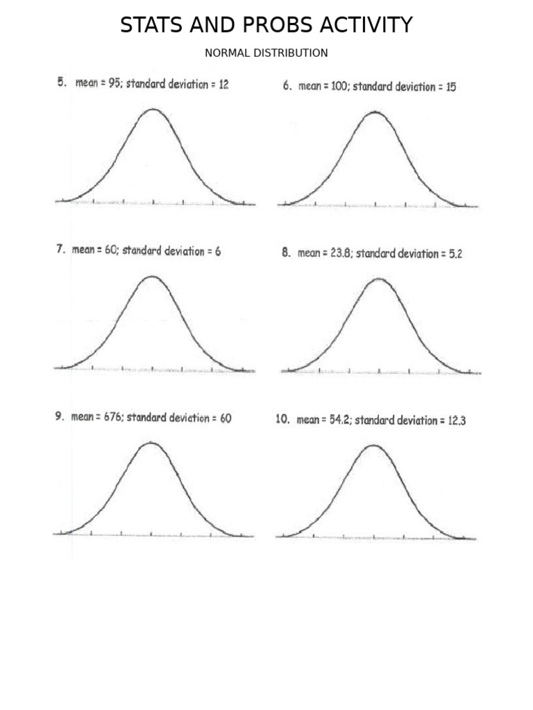 STATS AND PROBS ACTIVITY | PDF