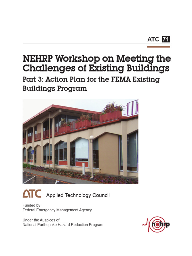 ATC71 - NEHRP Workshoop On Meeting The Challenges of Existing Buildings ...