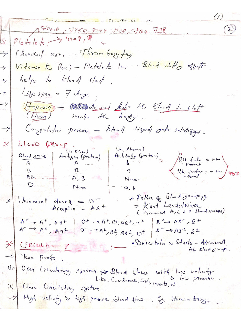 Platelets Circulation System | PDF