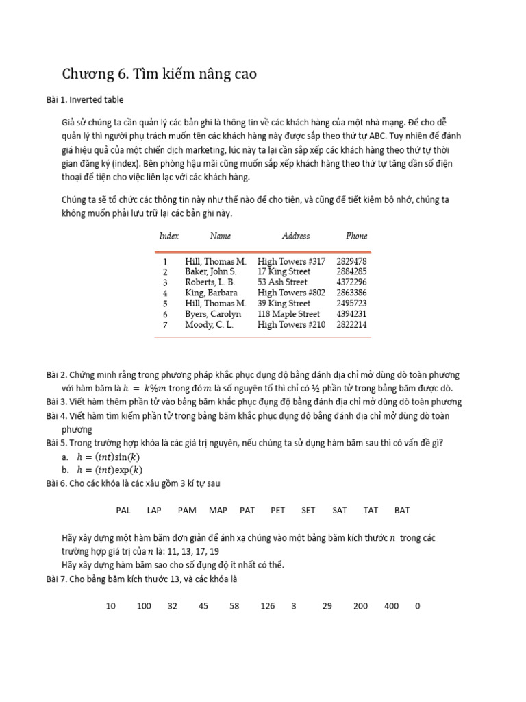 Cau Truc Du Lieu Va Giai Thuat Nguyen Duy Hiep Exercise - Chapter6.advanced - Searching ...