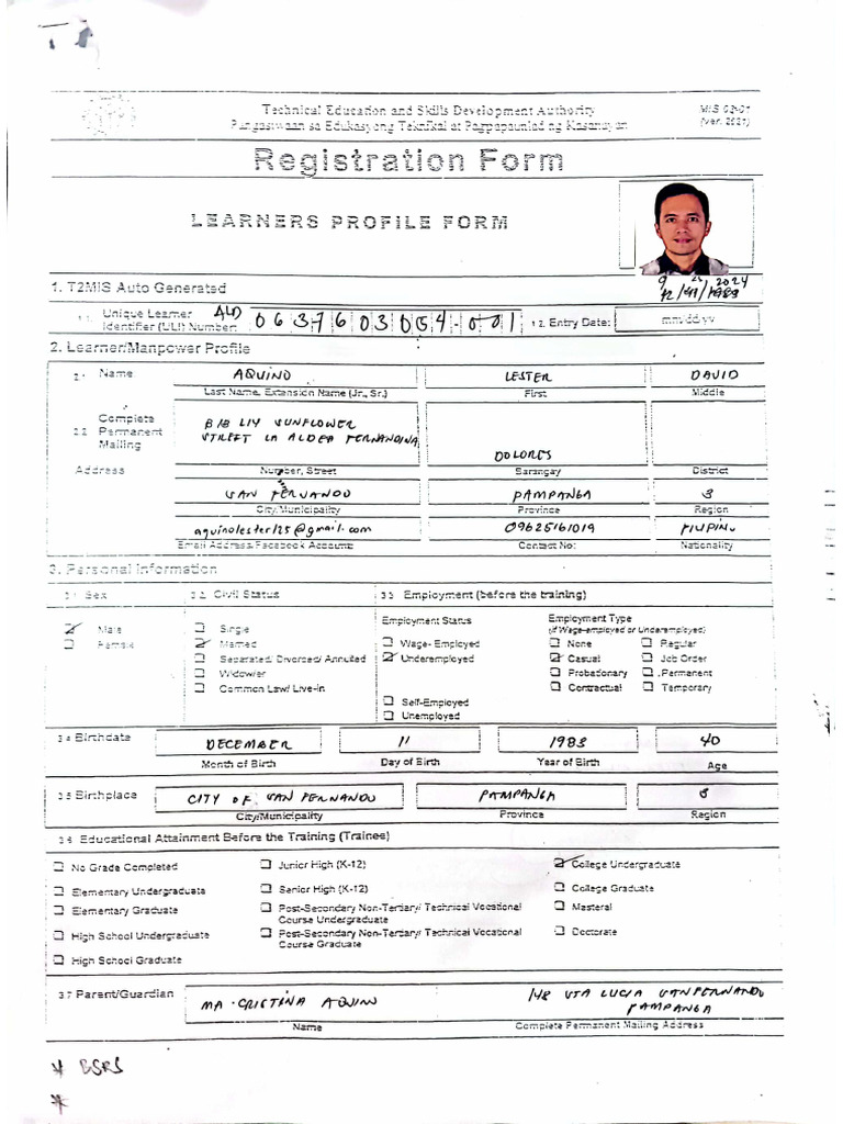 Forklift Registration Form | PDF