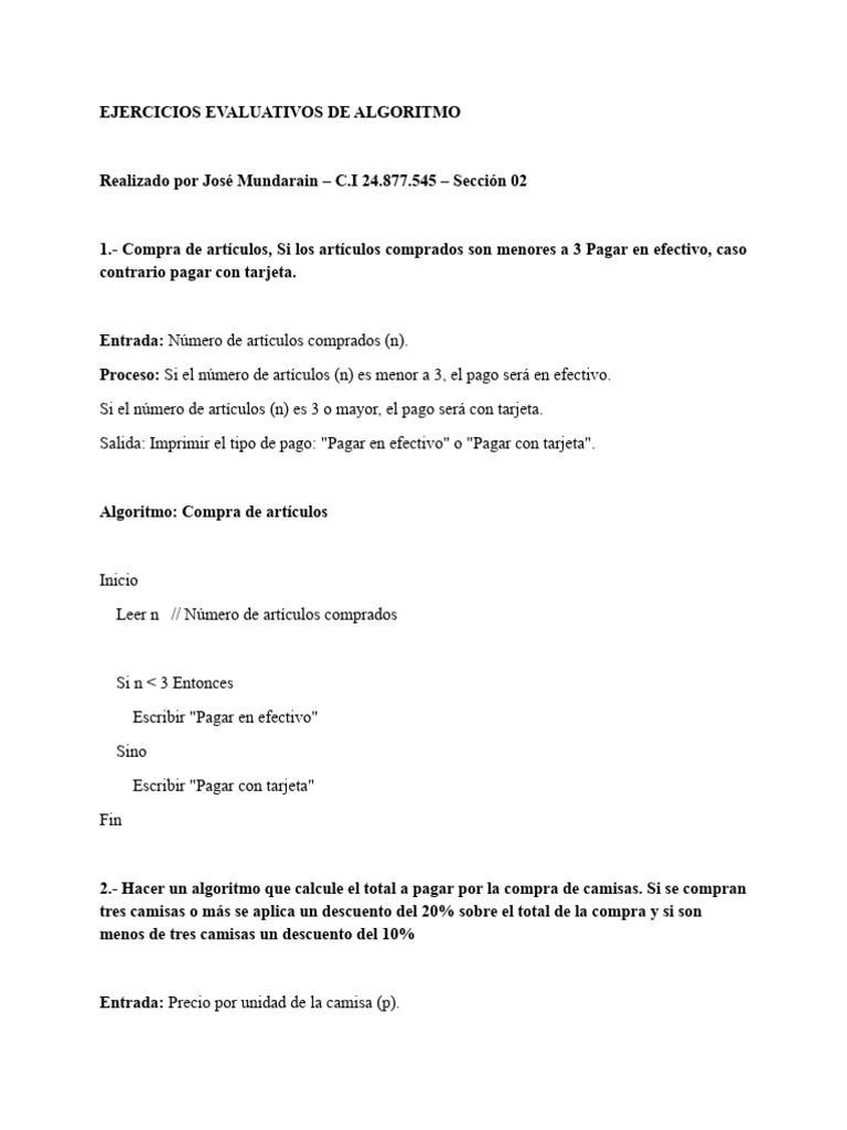 Algoritmos | PDF | Triángulo | Algoritmos