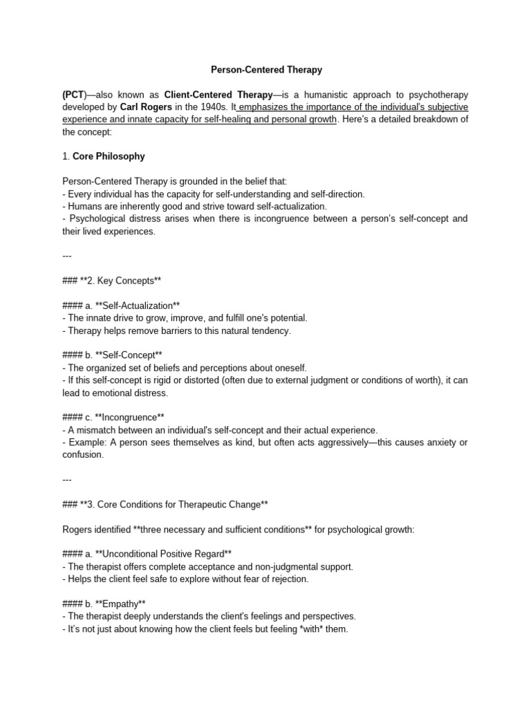 Counseling Therapies | PDF | Cognitive Behavioral Therapy | Rational ...