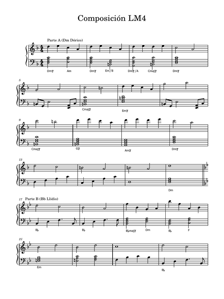 Composición LM4 (1) | PDF