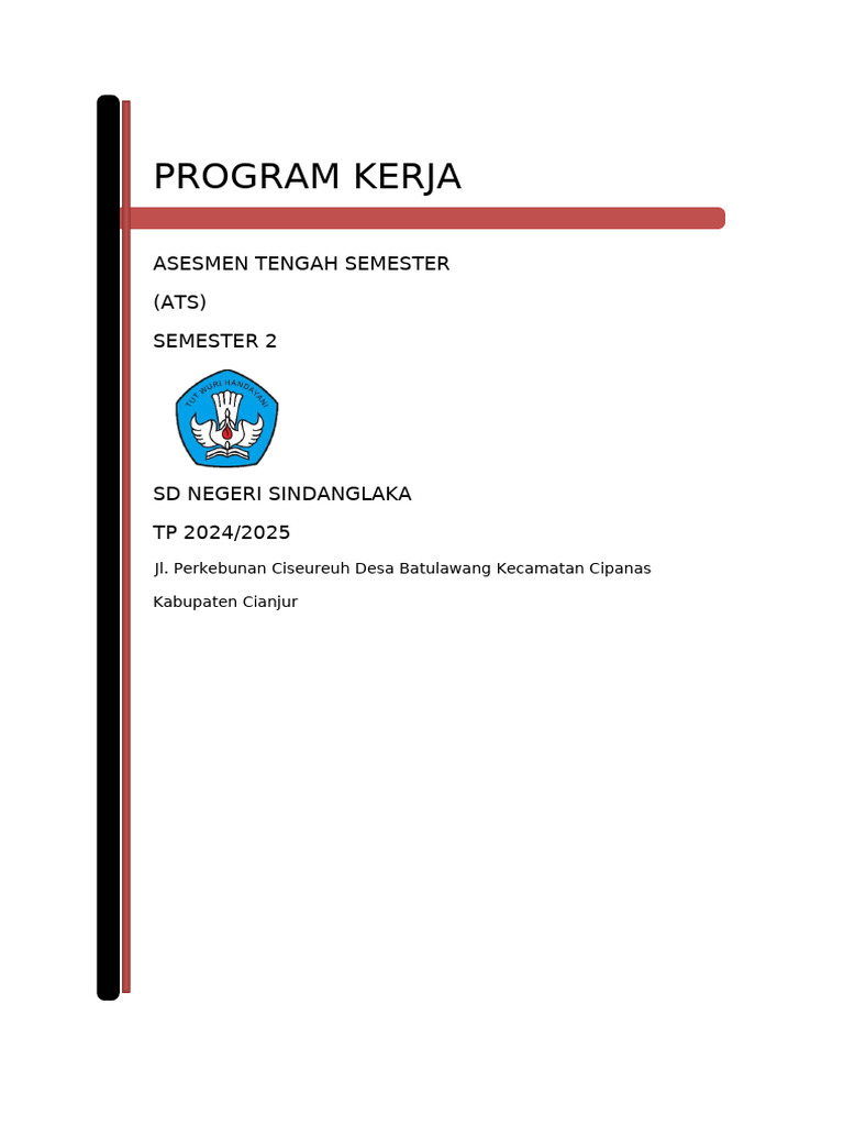 235096265-contoh-Cover-Program-Kerja | PDF