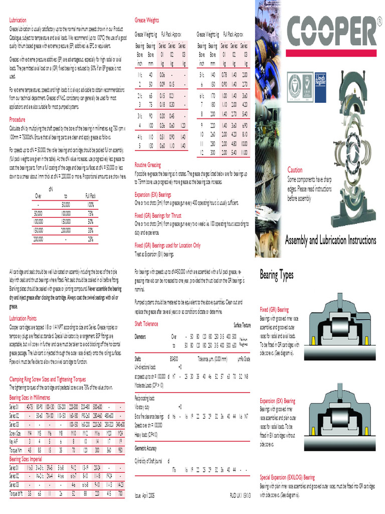 Assembly Instruction en08 (1) | PDF | Bearing (Mechanical ...