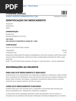 ZINA Comprimido Bula Paciente Eurofarma | PDF | Gravidez | Alergia
