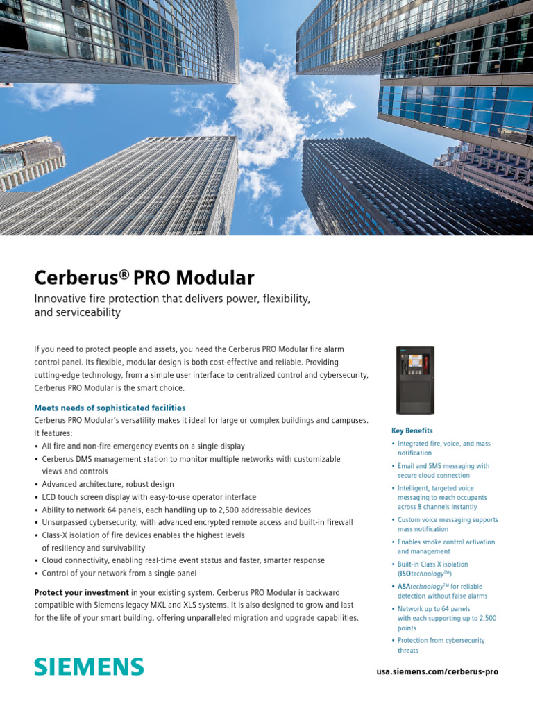 Cerberus PRO Modular Flyer | PDF | Computing