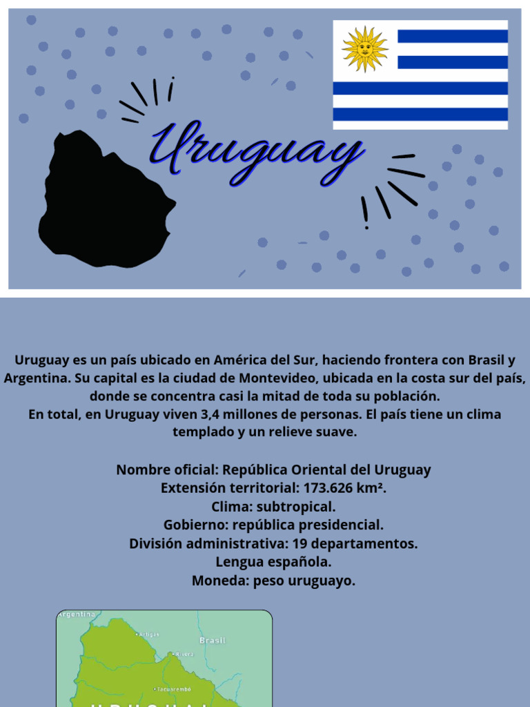 Información General sobre Uruguay | PDF | Uruguay | Brasil