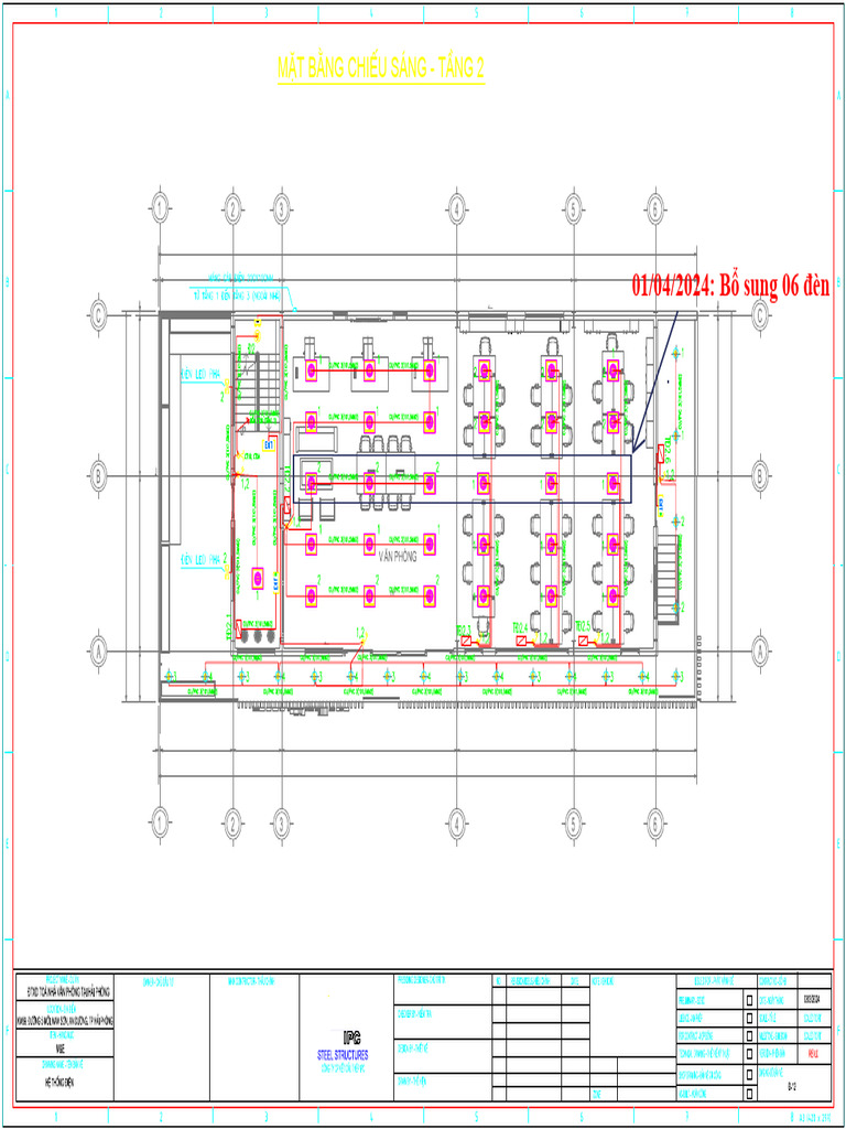Bản vẽ chiếu sáng (sua doi T2) 1.4.2024 | PDF