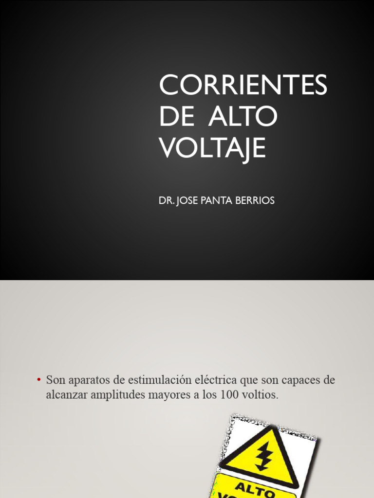 Alto Voltaje. Teoria Unmsm | PDF | Corriente eléctrica | Olas