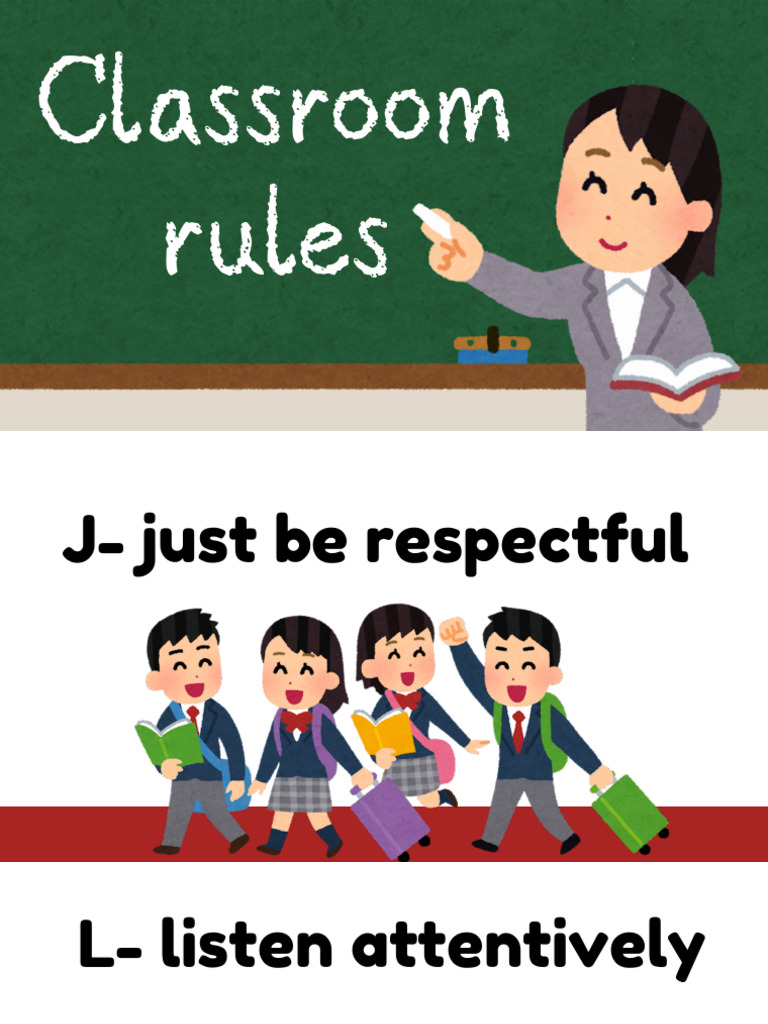 Classroom Rules Presentation in Multicolor Illustrative Style ...