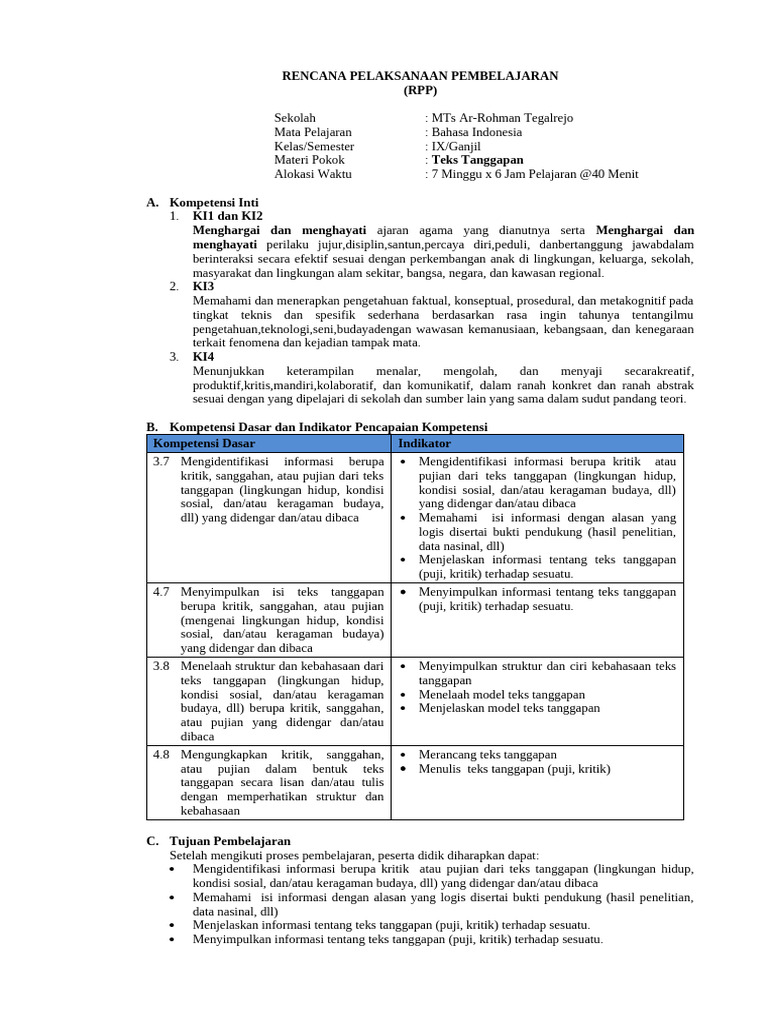 12. RPP 4 GANJIL | PDF