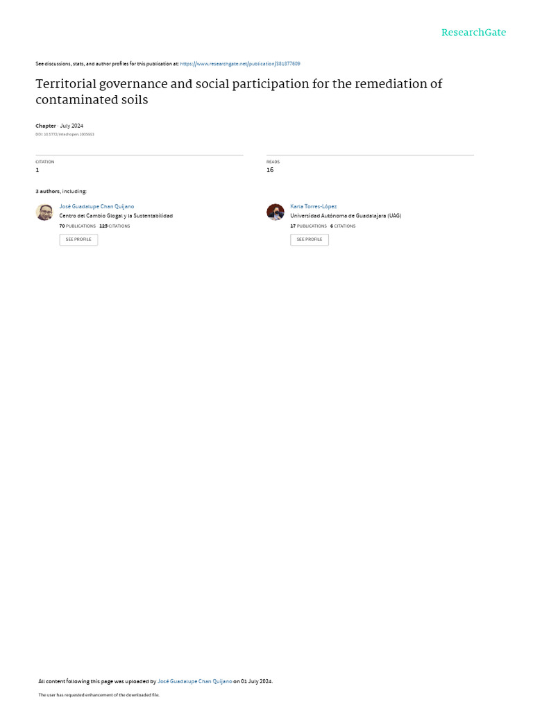 Chan-Quijanoetal 2024 | PDF | Environmental Remediation | Governance