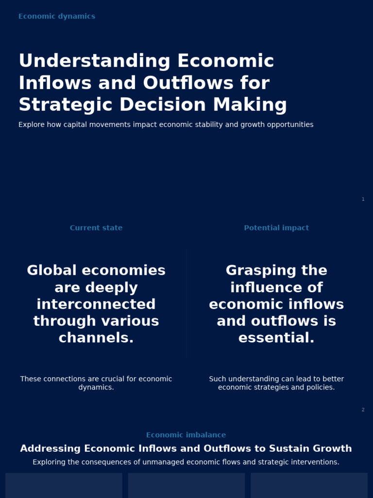 Economics Inflows and Outflows | PDF | Fiscal Policy | Economies