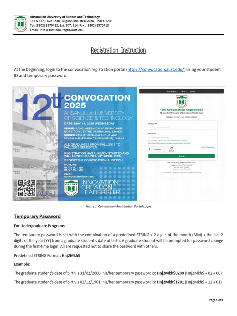 Registration Instruction | PDF | Internet | Computing
