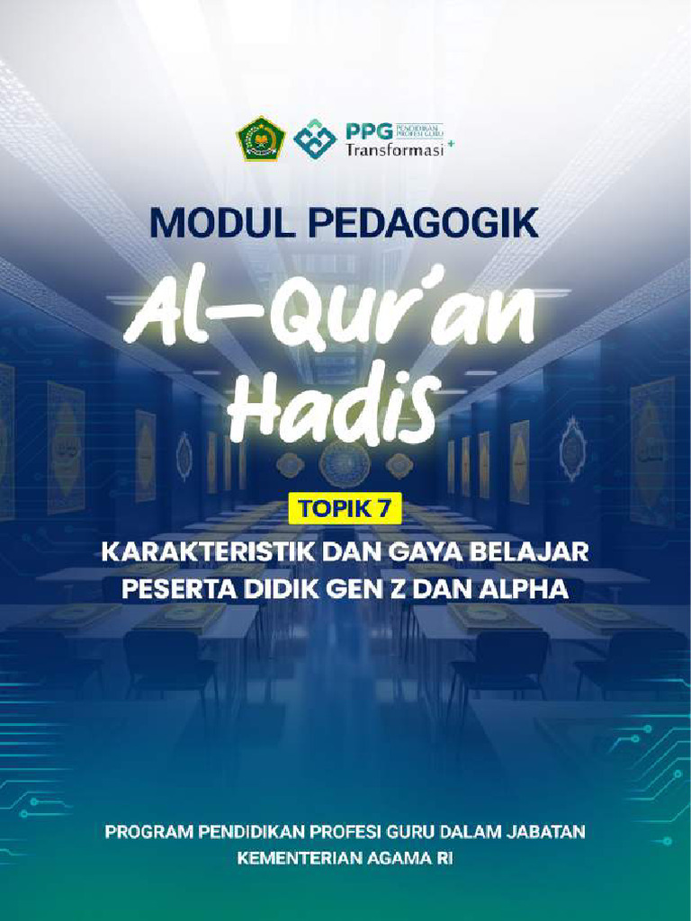 Topik 7 - Materi Karakteristik Dan Gaya Belajar Peserta Didik Gen Z Dan ...