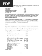 CH 11 Sol | PDF | Cost | Prices