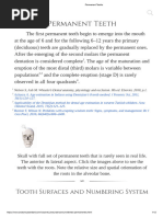 Triadan Tooth Numbering Guide | PDF | Dental Anatomy | Dentistry
