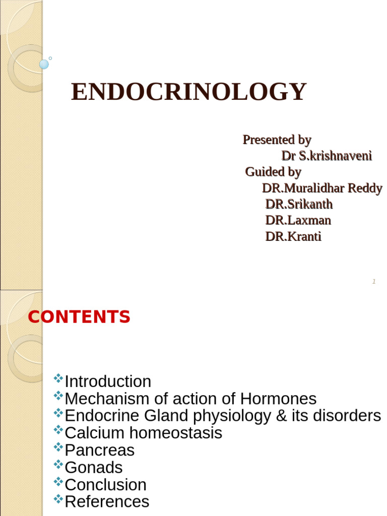endocrinology final | PDF | Hormone | Pituitary Gland