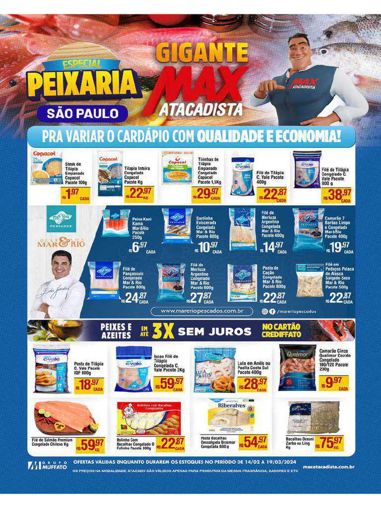 Especial Peixaria Max Atacadista. Válido para São Paulo Capital | PDF