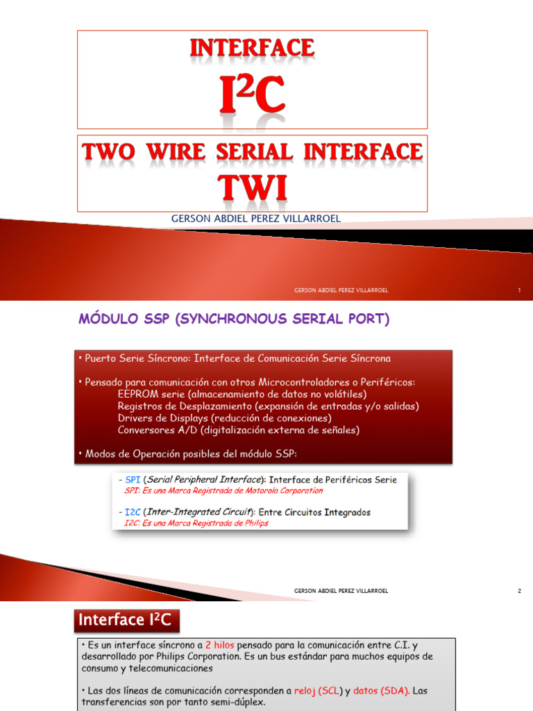 I2c Avr 2020 | PDF | Protocolos de capa física | Ingeniería Informática