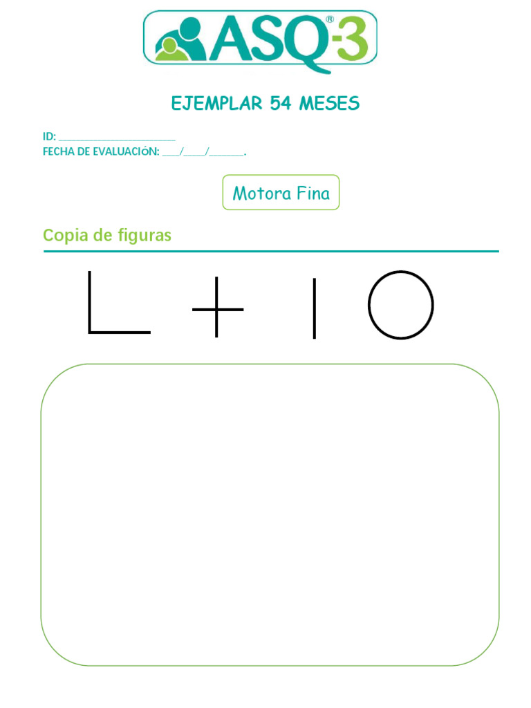 Ejemplar 54 Meses Asq-3 | PDF