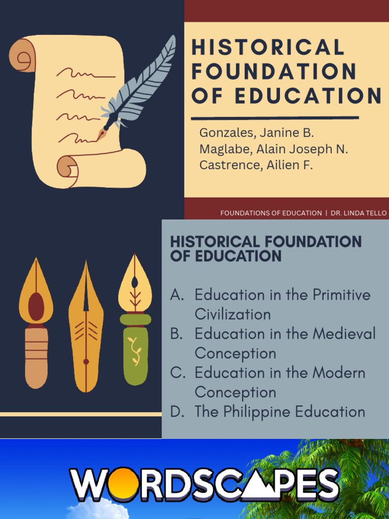 Historical Foundations of Education | PDF | Behavior Modification ...