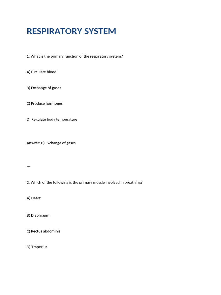 Respiratory System Part 2 | PDF | Respiratory Diseases | Pneumonia