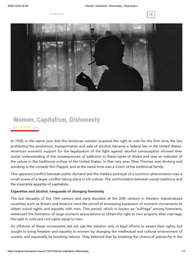 Women, Capitalism, and Social Change | PDF | Labour Economics | Capitalism