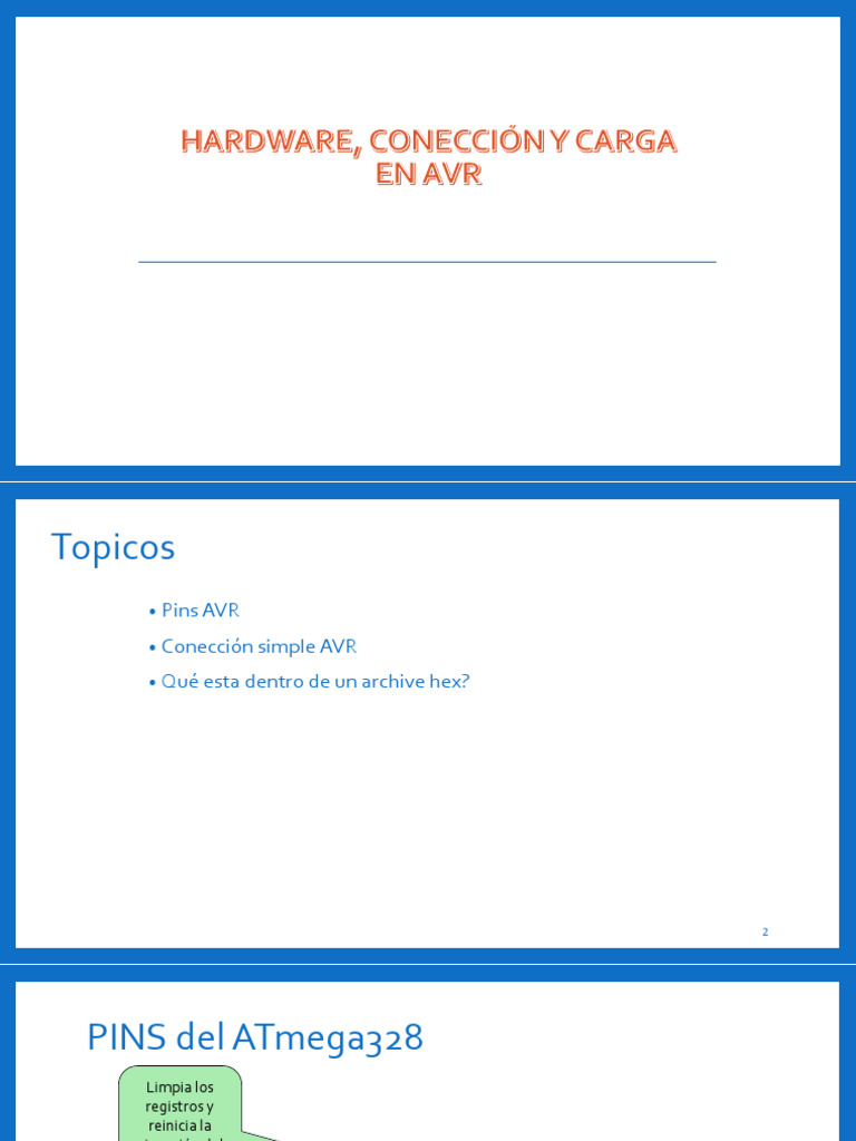 5.0 M1 Hardware, Conección y Carga en AVR 2020 | PDF | Equipo de oficina | Ciencias de la ...
