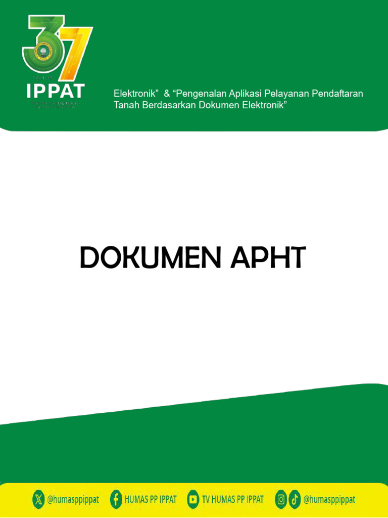 Dokumen APHT Dan Blanko APHT | PDF