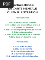 Exemples de Portrait Chinois à Imprimer | PDF