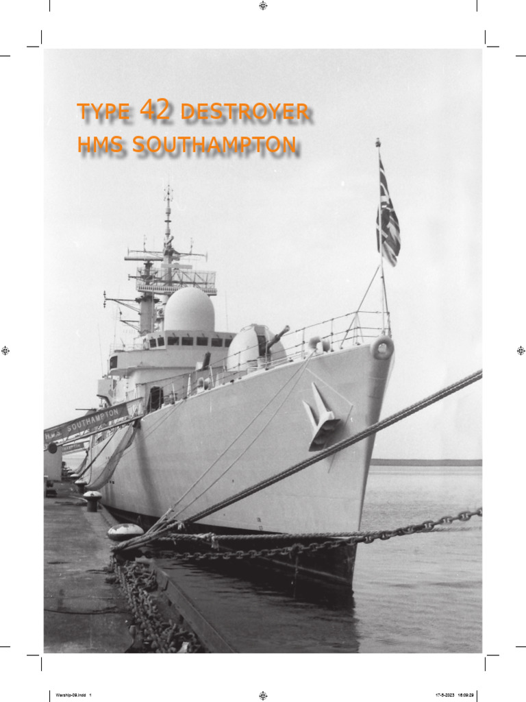 Type 42 Destroyer Infographic | PDF | Destroyer | Ships