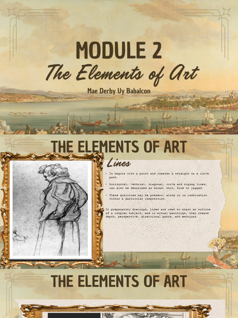Module 2 Elements of Art LINES 1 | PDF | Drawing