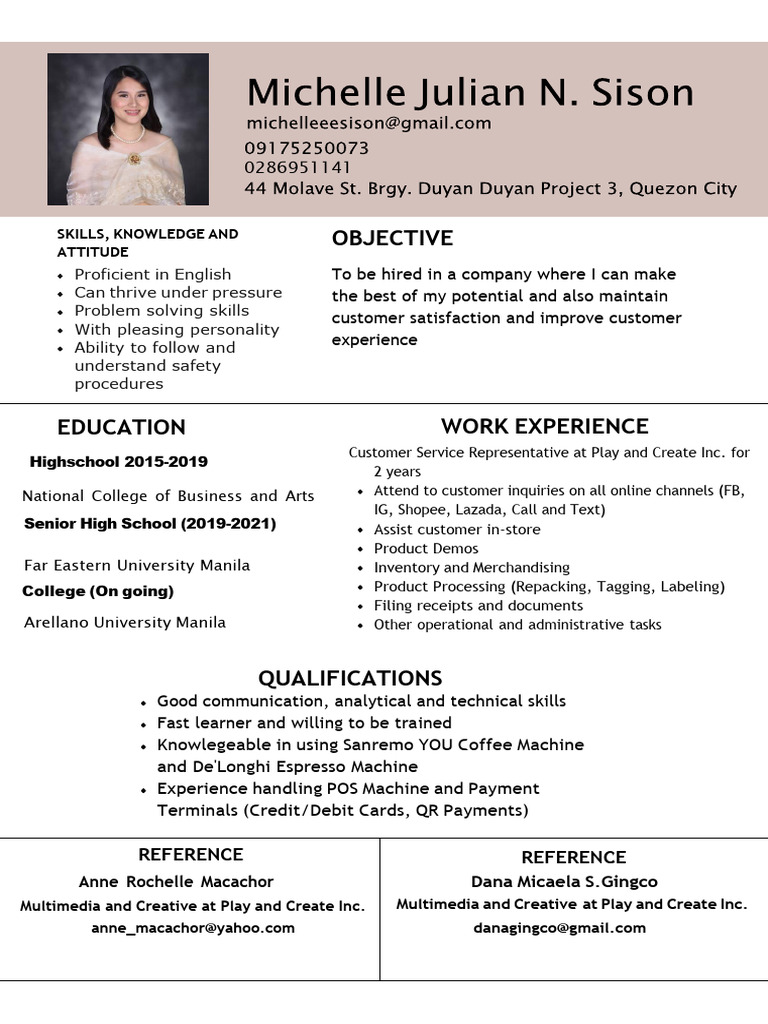 Michelle Sison | PDF