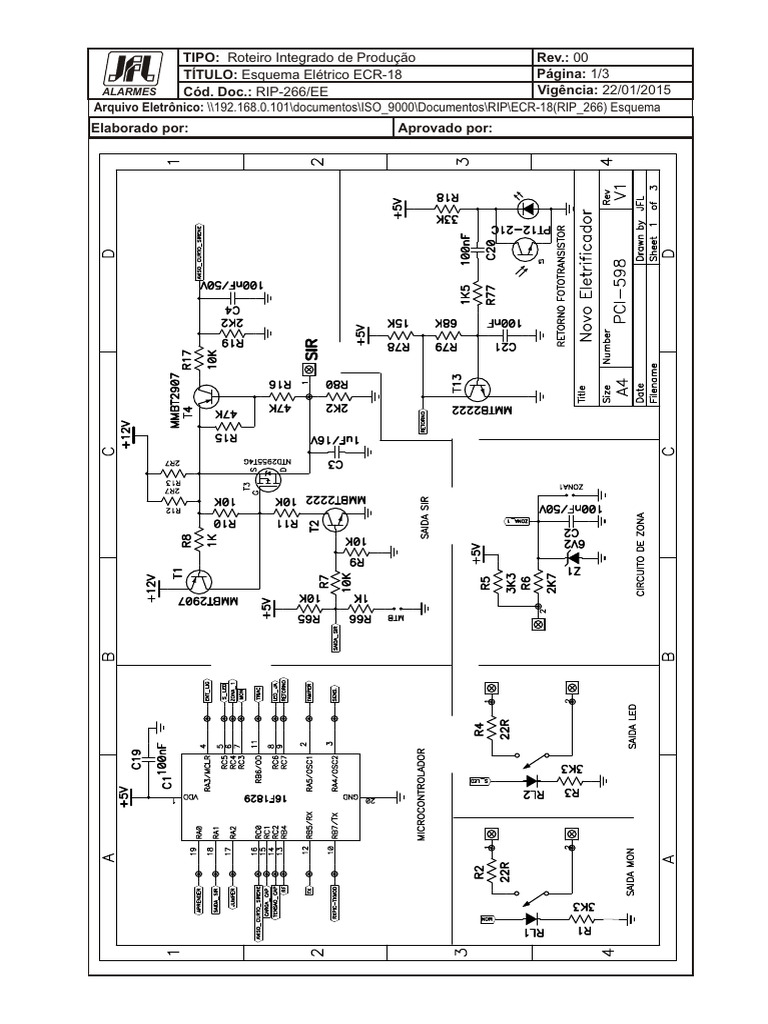 Esquema PCI-598V1 | PDF