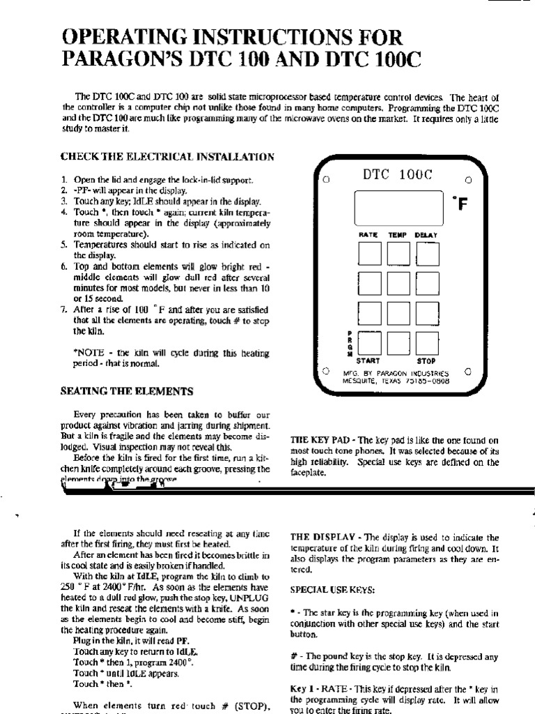 DTC100 | PDF