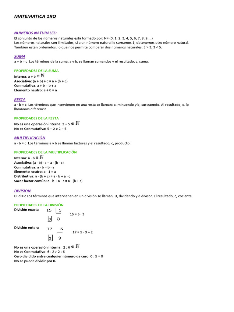 Matematica 1ro | PDF | Ángulo | Geometría