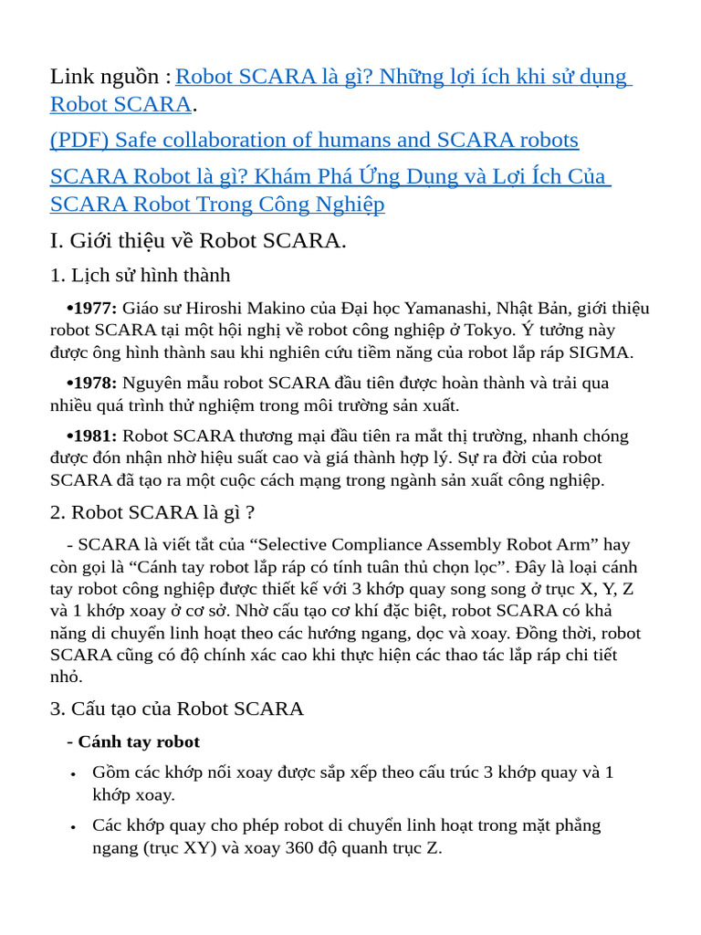 Scara | PDF