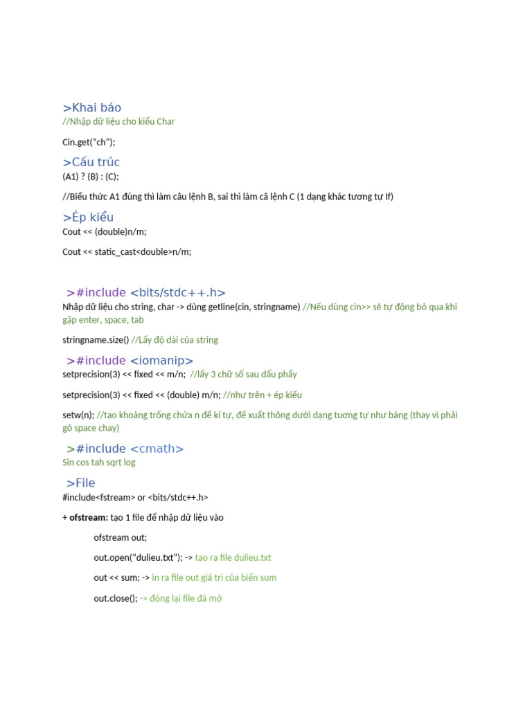 Thu Vien Vs Lenh | PDF